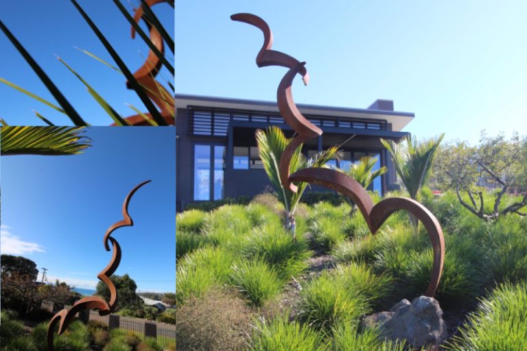 James Wright Sculptor - New Zealand Corten steel sculpture